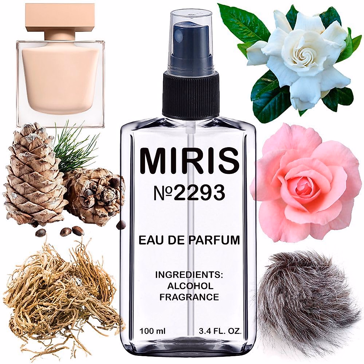 MIRIS No.2293 | Impression of Narciso | Women Eau de Parfum | 3.4 Fl Oz / 100 ml