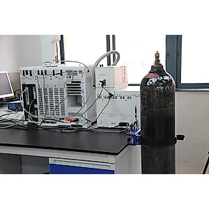 Gas Cylinder Holder Bench Mount Gas Cylinder Bracket Helium Tank Strap Mounting Bracket Reinforced Casting Steel Brackets Safety Mount Quick Fist Clamps Nitrogen Tank CO2 Cylinder Propane Tank Holder