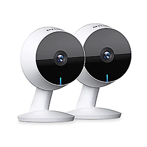 LaView 4MP Cameras for Home Security Indoor,Home Security Cameras for Baby/Elder/Pet/Nanny,Baby Cam Starlight Sensor Color Night Vision,US Cloud Service,Works with Alexa,iOS & Android & Web Access