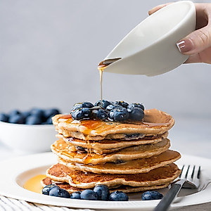 Keponbee Ceramic Dip/Dipping Bowls Set Small White Porcelain Soy Sauce Dish/Bowls Set of 6 - Good for Dessert, Cereal,Ketchup, Soy Sauce, BBQ and Other Party Dinner, 5oz/pc