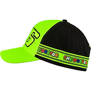 Valentino Rossi Man Standard Cap, Fluo Yellow, One Size