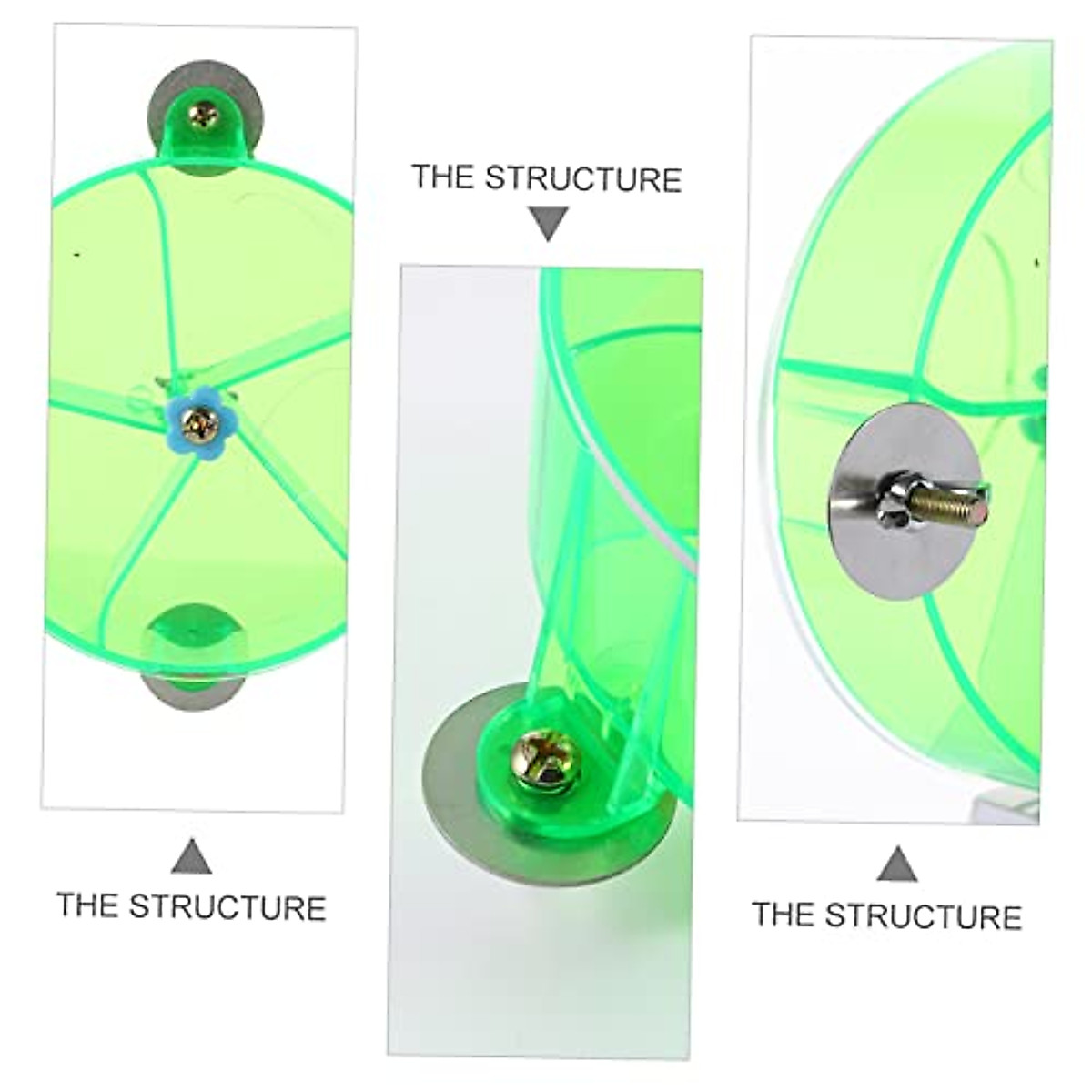 Mipcase System Accesssories Wheel Feeder Cages Creative Parakeet Rotate for Puzzle Conure Parrots Feeding Training Toy Rotating Feed Shredder Case Bird Storage Foraging Parrot Cockatiel