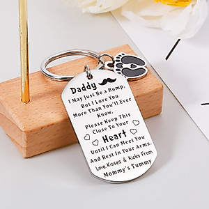 Expectant Dad Gifts Father Day Gift for New Dad New Dad to Be Gifts Baby Shower Gifts for Dad Keychains Pregnancy Announcement Gifts for Husband Baby Reveal Gifts for First Father Day Gifts