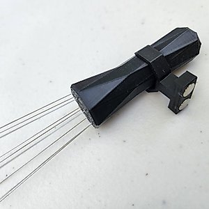 AppaMakes Coffee Stirrer WDT Tool with Magnetic Holder, Black, 0.77 inch x 0.77 inch x 4.3 inch, (JK913)