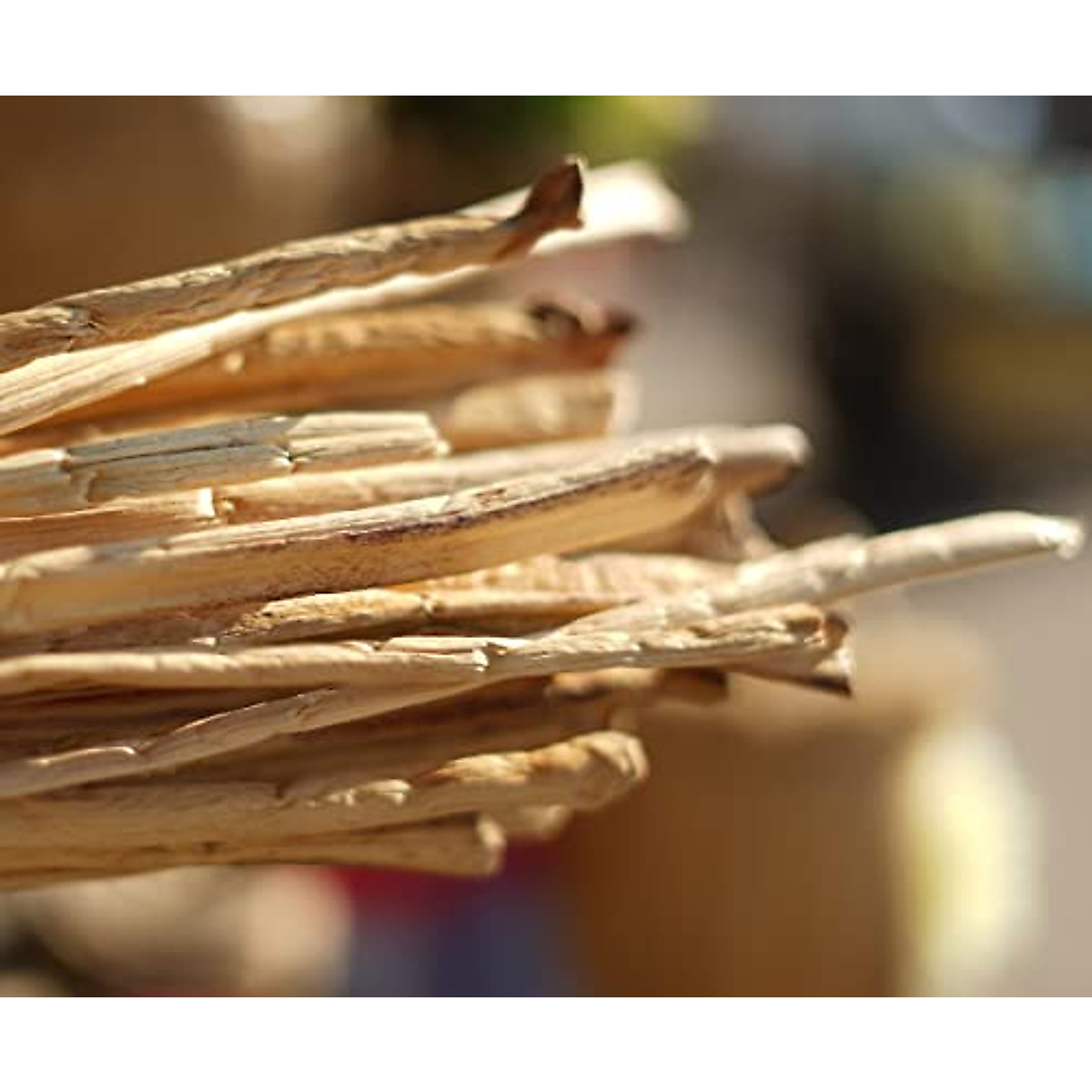 eHemco Rectangular Water Hyacinth Wicker Storage Baskets with Iron Wire Frame, Natural, Set of 4