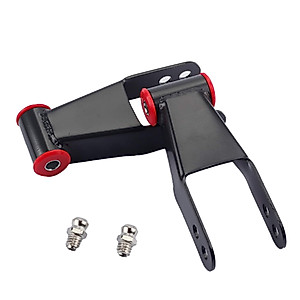 Dasbecan 2 Inch Suspension Rear Lowering Shackle Kit Compatible with Chevy Silverado GMC Sierra 1500 C1500/C2500 1988-2018 Replace# 410520