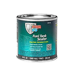 POR-15 Motorcycle Fuel Tank Repair Kit, Superior Strength and Fuel Resistance, Stop Rust, Corrosion and Seal Pinhole Leaks