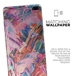 DesignSkinz Liquid Abstract Paint Remix V73 Protective Vinyl Decal Wrap Skin Cover Compatible with The Samsung Galaxy S20 (Screen Trim & Back Glass Skin)