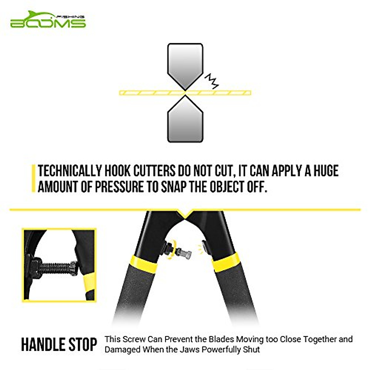 Booms Fishing WC3 8.5 inches Hook and Wire Cutter