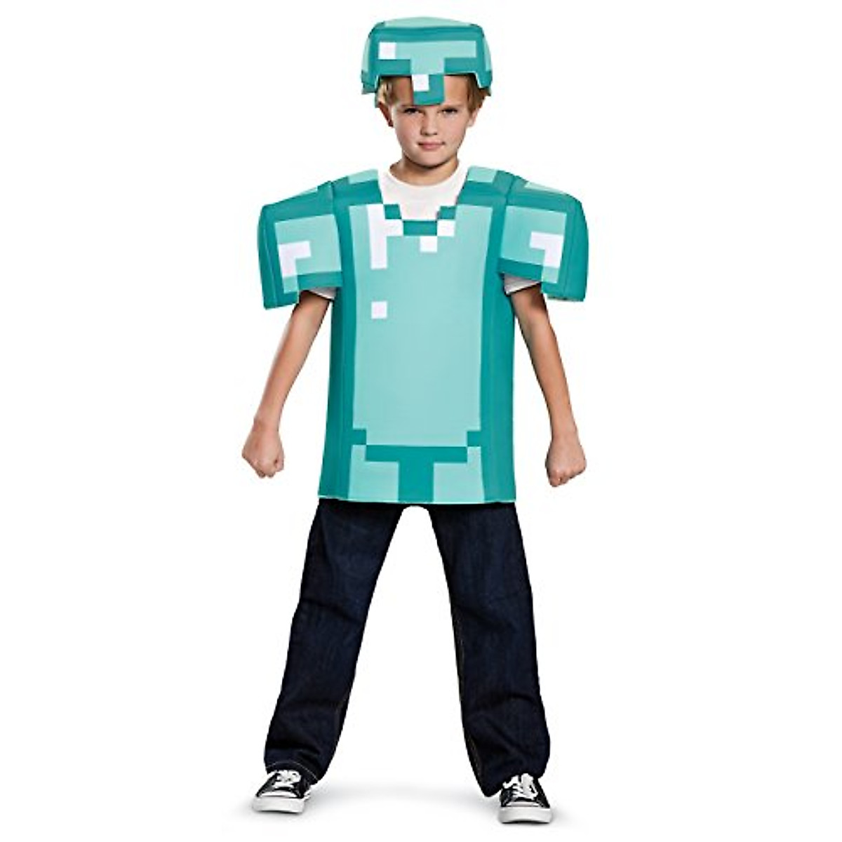 Armor Classic Minecraft Costume, Blue, Large (10-12)