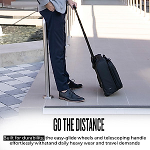 Solo Bryant Rolling Laptop Bag, Black