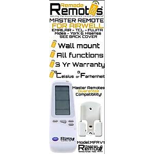 Master Universal Air Conditioner Remote for Airwell