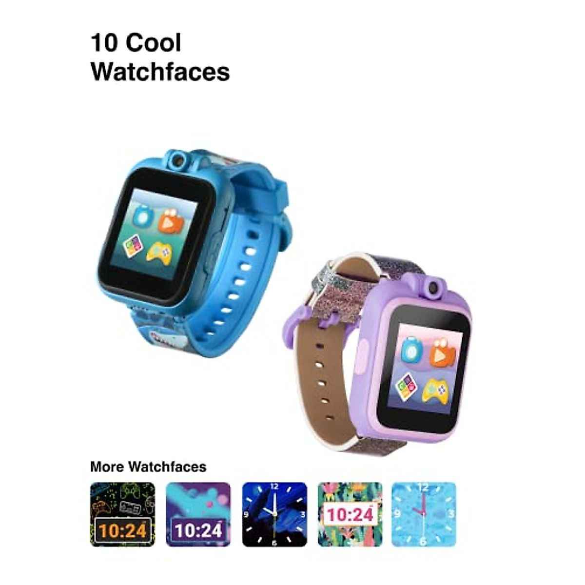 PlayZoom 2 Kids Smartwatch & Headphones - Video Camera Selfies STEM Learning Educational Fun Games, MP3 Music Player Audio Books Touch Screen Sports Digital Watch Gift for Kids Toddlers Boys Girls