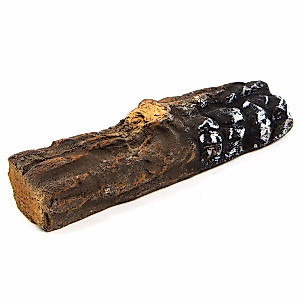 Barton 10PCS Ceramic Fireplace Logs Fake Logs Stackable Wood Logs for Firebowl, Firetable, Fire Pits, Propane, Gas Inserts, Ethanol (10-Pieces)