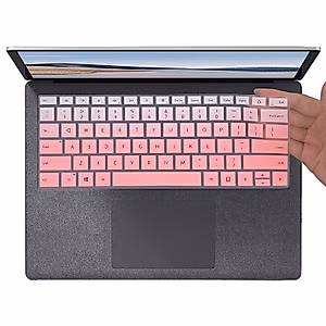 Keyboard Cover for Microsoft Surface Laptop Studio 2 (2023), Surface Laptop Studio 14.4", Surface Laptop 6 /Surface Laptop 5/Surface Laptop 4/Surface Laptop 3 13.5" 15", Surface Book 3 13.5" 15"-GPINK