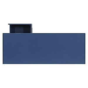 Linon Sadie Navy Blue Modern Classic Side Storage Desk