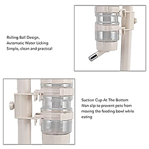 Pssopp Pet Standing Water Dispenser Pet Water Dispenser Holder Cat Dog Standing Bowl Pet Multifunctional Automatic Feeders Dispenser