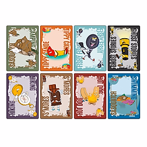 Camping with Sasquatch by Big Discoveries - A 128-Count Family Card Game with a Roar! | Fun Rummy Meets Slapjack Card Games for Kids, Teens, Adults, and Families