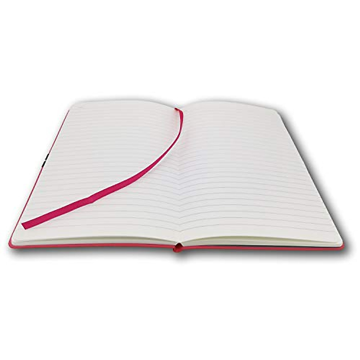 YRL Best Writing Journal Notebook, College Ruled/Lined, A5, 5.8x8.3”, Premium Faux Leather Soft Cover, Fine Thick Paper, Sewn Bound, Inner Pocket, Elastic Closure Wrap, Pen Loop, Lays Flat, Green