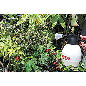 SOLO 418 2 Liter One-Hand Pressure Sprayer, Red and White
