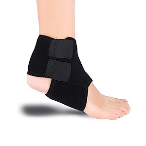 ZJchao Ankle Support Brace Strap 1 Pair,Adjustable Stabilizers for Sport & Warm Ankle Foot Sleeve Plantar with Plantar Fasciitis Foot Socks for Ankle Strain Sprains Fatigue Sprain