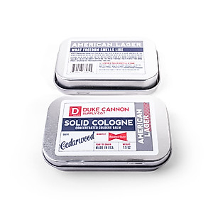 Duke Cannon Supply Co. Solid Cologne - Men's Concentrated Balm, 1.5 oz. (Cedarwood)