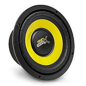 Pyle Car Mid Bass Speaker System - Pro 5 Inch 200 Watt 4 Ohm Auto Mid-Bass Component Poly Woofer Audio Sound Speakers For Car Stereo w/ 30 Oz Magnet Structure, 2.2” Mount Depth Fits OEM - PLG54 Yellow