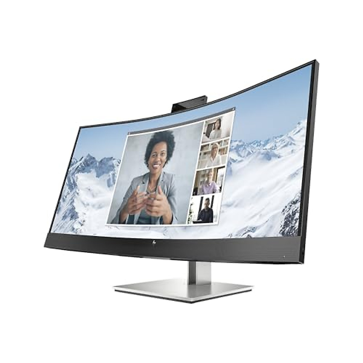 HP E34m G4 34" WQHD Curved Screen LED LCD Monitor - 21:9 - Black