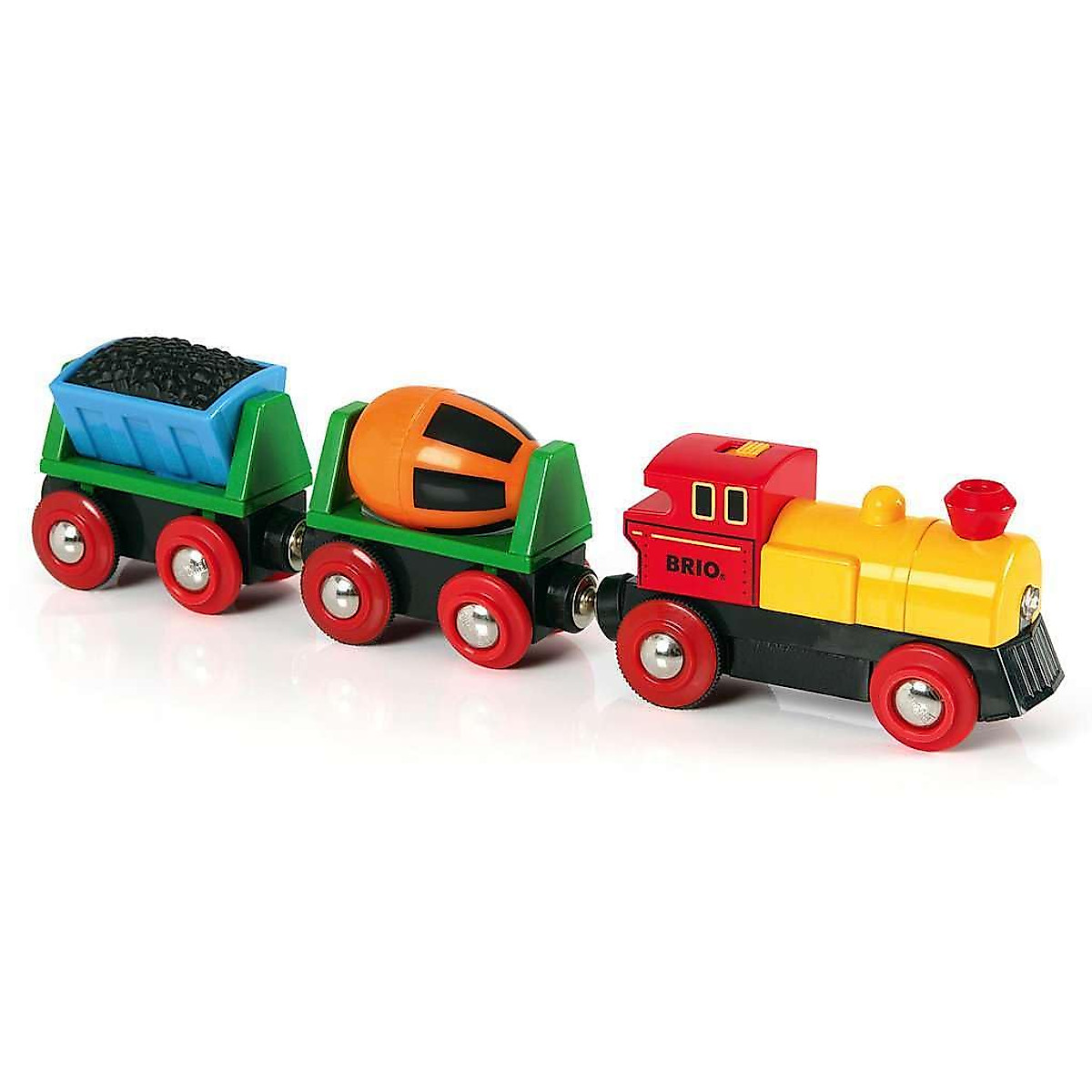 BRIO World Battery Operated Action Train - Dynamic 3 Piece Toy Train Set | Perfect for Kids Ages 3+ | Fun and Educational | Compatible with All Railway Toys