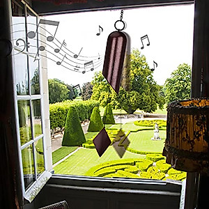 Agirlgle Large Wind Bell Wind Chimes Outdoor Indoor Windbell, 24-Inch Garden Wind Chimes for Patio and Terrace - Best Metal Musical Windchime Outdoor and Home Decoration