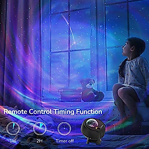 Cadrim 【Upgrade】 Star Projector, Galaxy Light Projector with Bluetooth Speaker and Remote, Night Light Projector for Adults and Kids, Largest Coverage Area, Changable Nebula and Galaxy Shapes