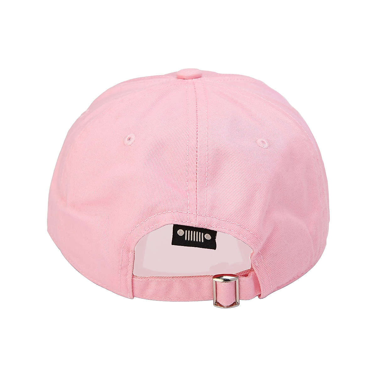 Jeep Premium Chino Twill Unstructured Embroidered Patch Hat for Women | Cap for Girls Pink
