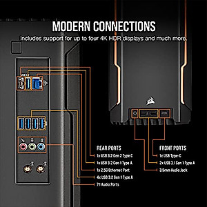 Corsair ONE a200 Compact Gaming PC - AMD Ryzen™ 9 5900X CPU - NVIDIA® GeForce RTX™ 3080 Graphics - 32GB Vengeance LPX DDR4 Memory, 1TB, Windows 10 Home
