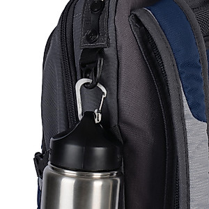 Nite Ize Locking Carabiner Clip, Silver, 1-3/32 in., Stainless