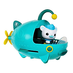 Octonauts Octopod Playset | 8 Pieces Including Deep Sea Captain Barnacles & Gup A, Multicolor, 5.12 x 15.5 x 8.5 inches