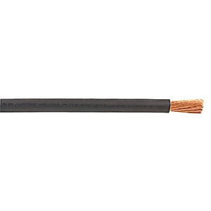 3/0 Gauge AWG - Flex-A-Prene® - Welding/Battery Cable - Black - 600 V - Made in USA (25 FEET)