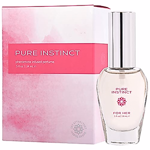Pure Instinct Perfume with Pheromone Infused Essential Oil For Women 0.5 OZ Bottle Help Attract Men Opposite Sex