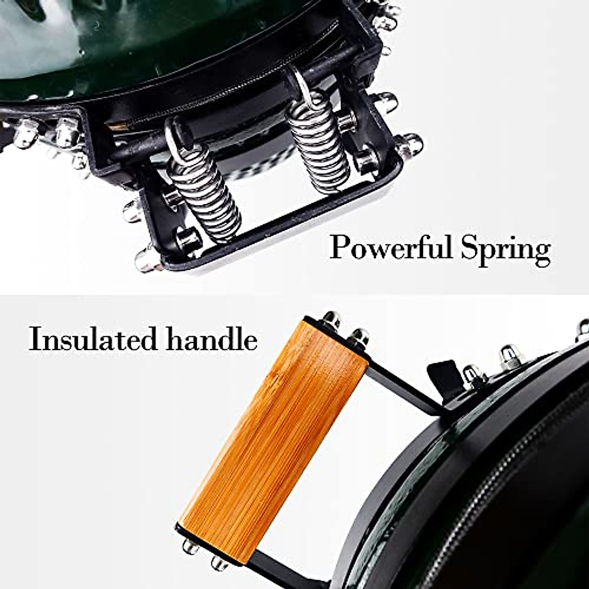 London Sunshine Ceramic Charcoal BBQ Kamado Griller - Portable Tabletop The Cadet Series Smoker