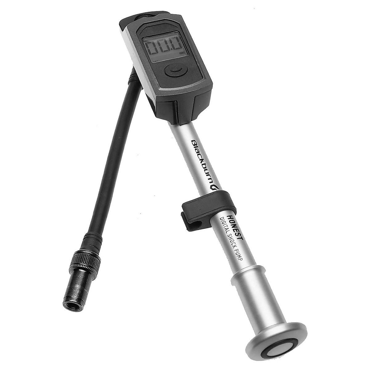 Blackburn Honest Digital Shock Pump (Silver, One Size)
