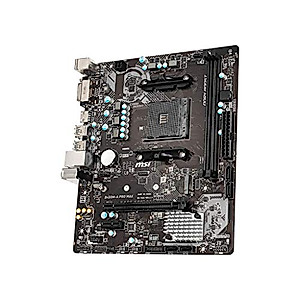 MSI B450M-A PRO MAX ProSeries Motherboard (ATX, 2ND and 3rd Gen, AM4, M.2, USB 3, DDR4, DVI HDMI, Crossfire)