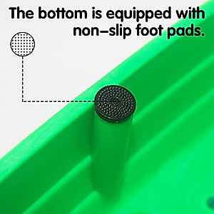 Children's outdoor wave-shaped balance beam stepping stones Children's obstacle course Five-star pattern non-slip texture The bottom is equipped with non-slip mats (20PCS)