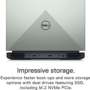 Dell G15 Gaming Laptop 2022 | 15.6" FHD 120Hz Screen | 14-Core 12th Intel Core i7-12700H NVIDIA RTX 3060 6GB GDDR6 16GB DDR5 1TB NVMe SSD | Thunderbolt 4 WiFi 6 Backlit Keyboard w/G-Key | Win 11