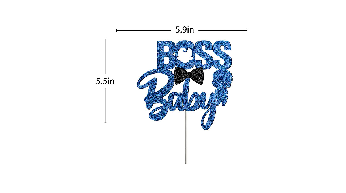 Boss Baby Cake Topper for Birthday Celebrations
