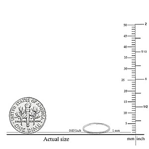 Dazzlingrock Collection 0.08 Carat (Cttw) Round White Diamond Minimalist Stackable Wedding Band for Women in 10K Solid White Gold, Size 6