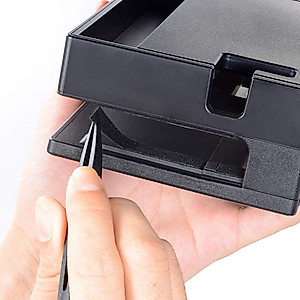 eXtremeRate Fixing Anti-Scratch Skin Sticker Set for Nintendo Switch Dock Scratch Screen Problem - Black