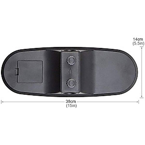 Motorized Tie Rack with LED Lights, Stores Up to 64 Ties - Closet Organizer, Great Gift Idea. Automatic Rotation and Operates with Batteries (Batteries Included)