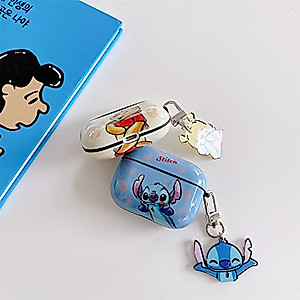 Soft TPU Case with Charm and Keychain for Apple AirPods Pro 2019 Model Yellow Winnie The Pooh Bear Laugh Cute Lovely Adorable Kawaii Girls Kids Boys