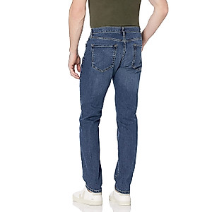 Amazon Essentials Mens Jeans Slim Fit Stretch, Light Wash, 36W x 28L