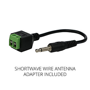 C. Crane CC Skywave SSB 2 AM, FM, Shortwave, NOAA Weather + Alert, Scannable VHF Aviation Band and Single Side Bands Small Battery Operated Portable Travel Radio Includes SW Wire Antenna Adapter