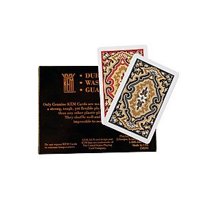 KEM Paisley Bridge Size Jumbo Index Playing Cards